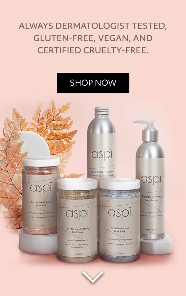 Welcome | Aspi | Luxury CBD + Healing Botanical Skincare